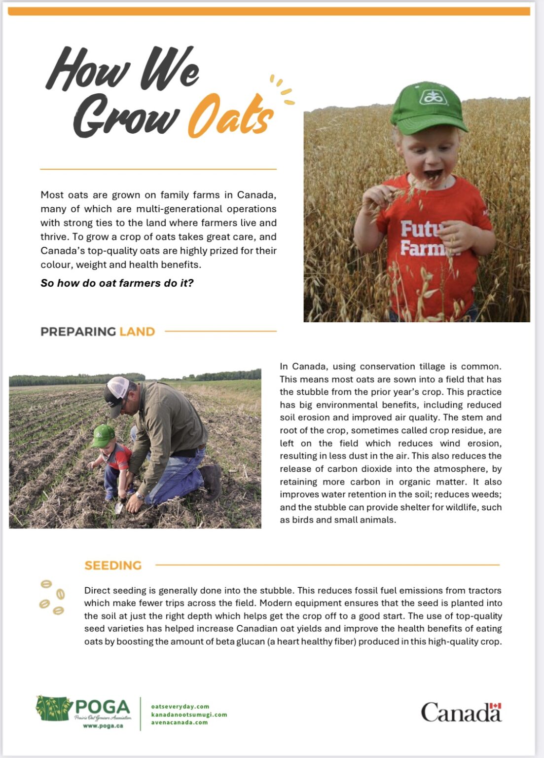 Marketing Materials - Prairie Oat Growers Association (POGA)